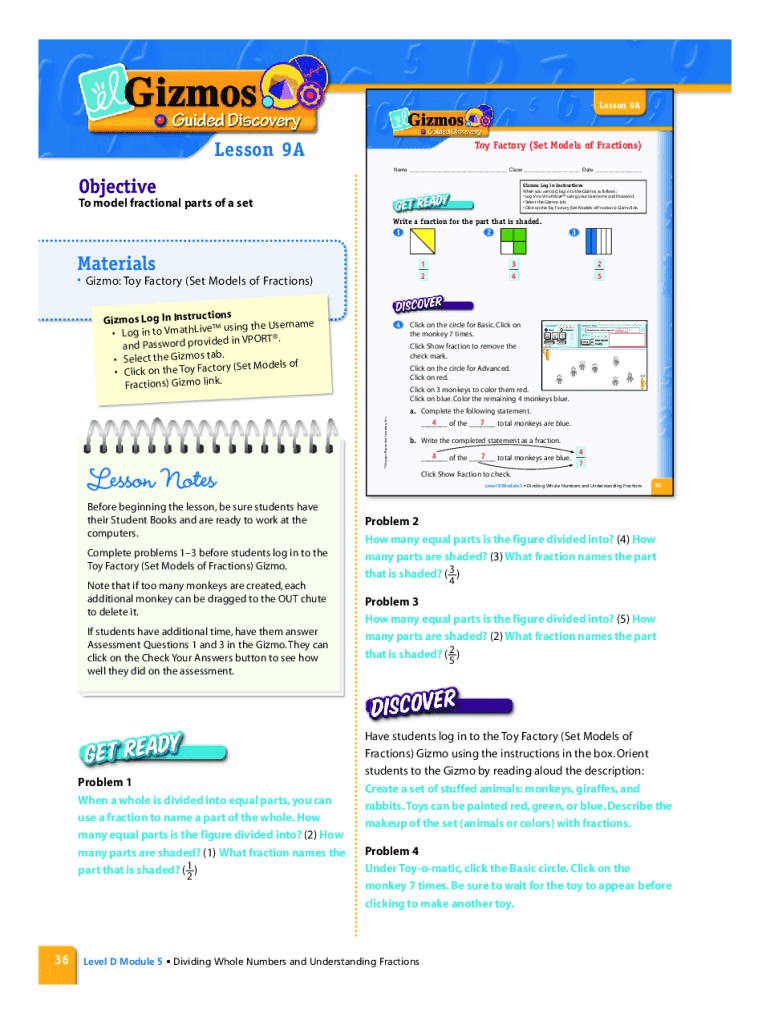 Fillable Online Eureka Math Grade 5 Module 3 Lesson 1 Problem Set Fax ...