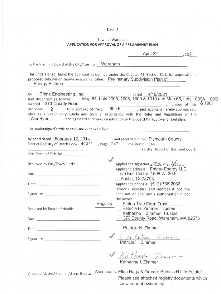 Fillable Online PLANNING BOARD TAX VERIFICATION FORM Fax Email Print ...