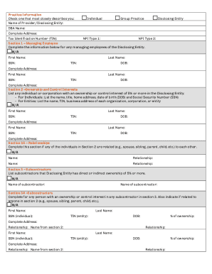 Fillable Online HAP Disclosure of Ownership and Control Interest ...