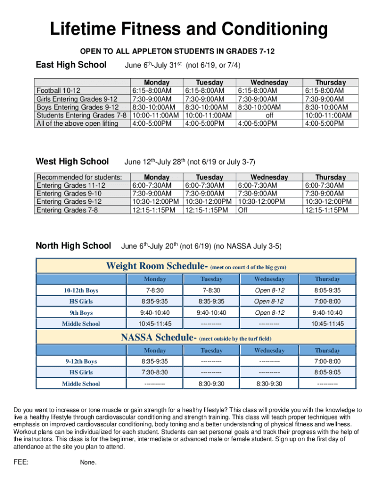 Fillable Online Lifetime Fitness and Conditioning Fax Email Print ...
