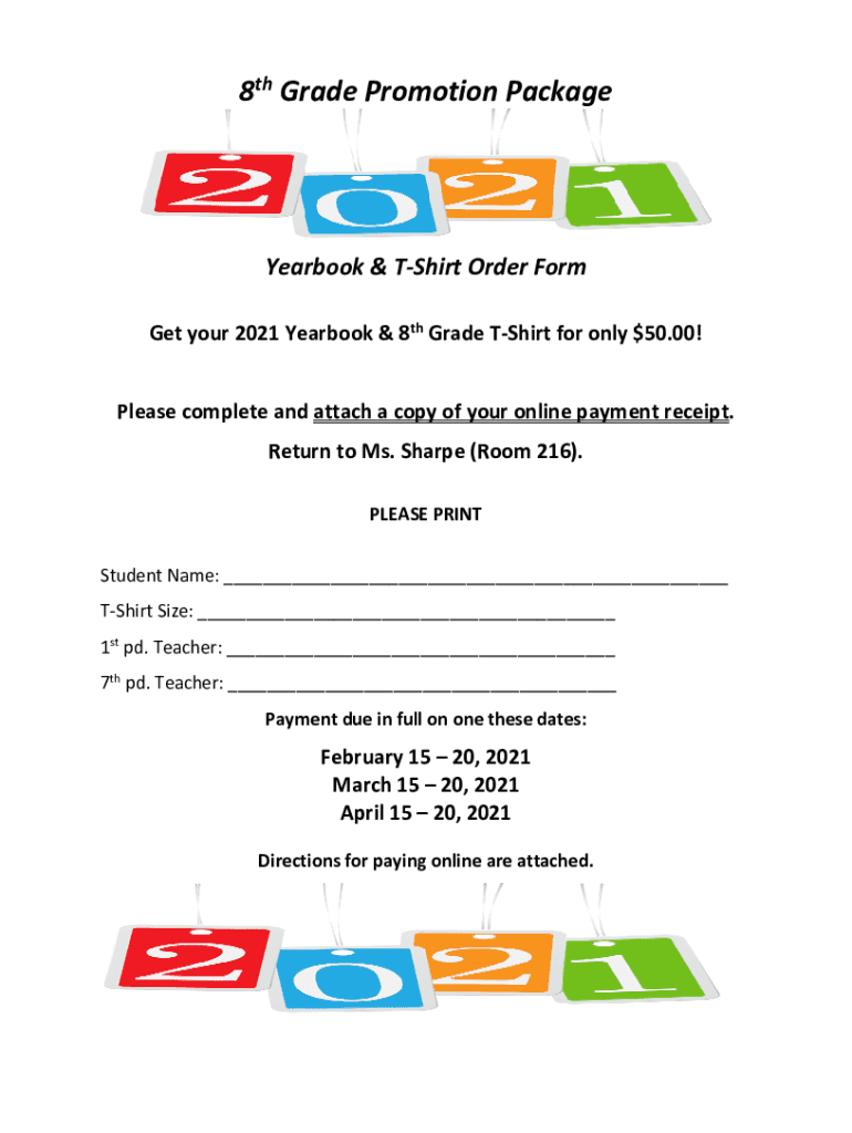 Fillable Online Class Photo Day Is Today! Yearbooks Are On Sale Now ...