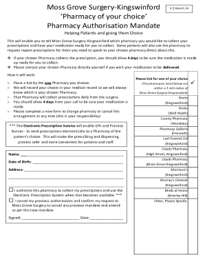 Fillable Online Repeat Prescription Request Fax Email Print - pdfFiller
