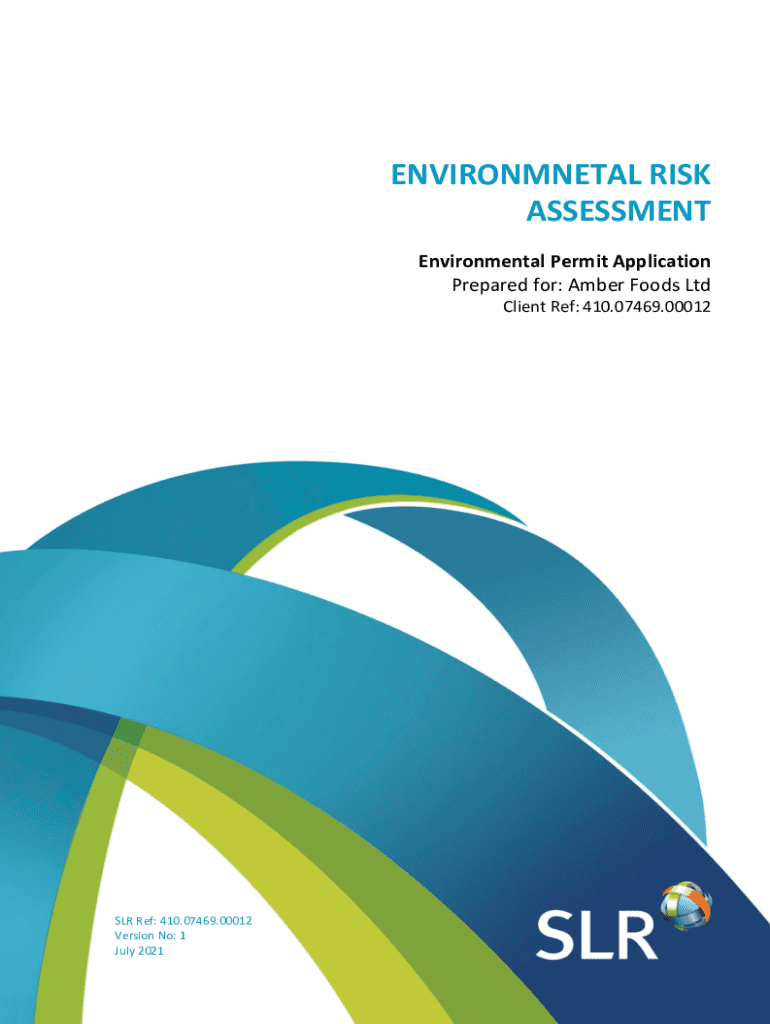 Fillable Online Environmental Risk Assessment TemplatesPDF Fax Email ...