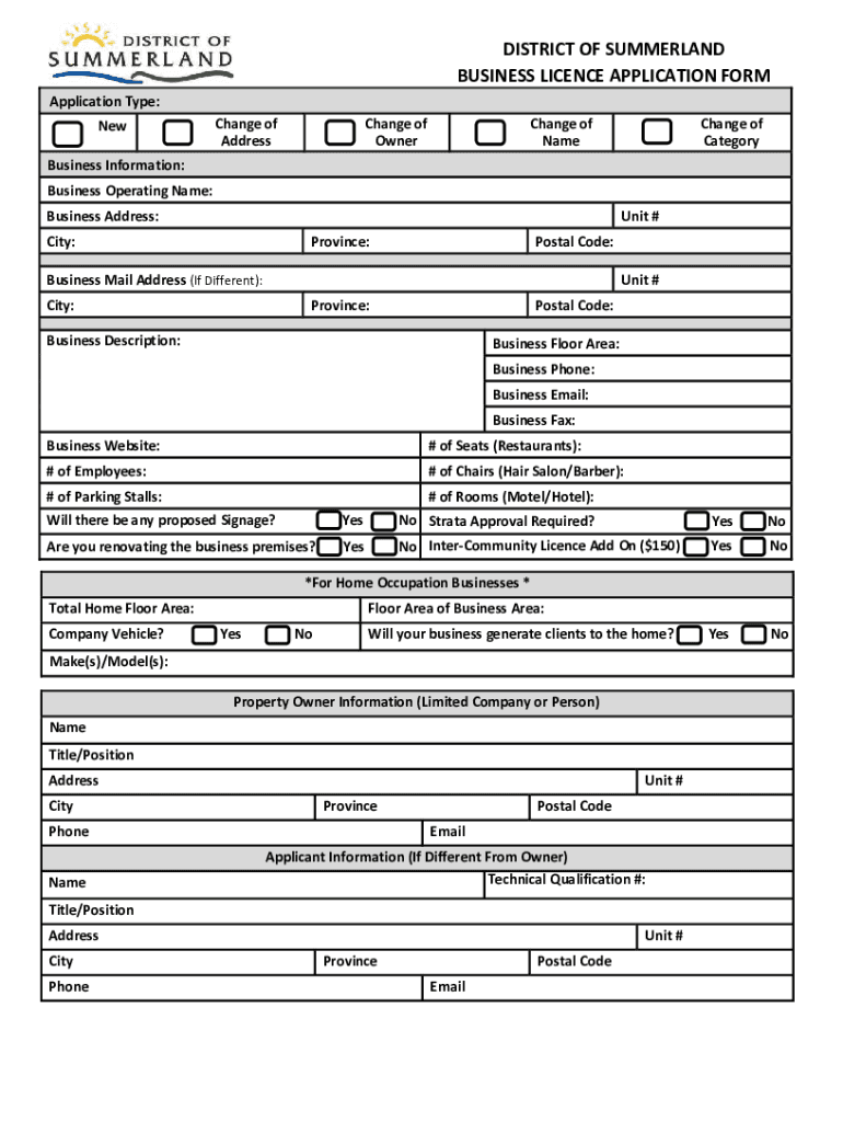 Fillable Online business-license-application-form. ... Fax Email Print ...