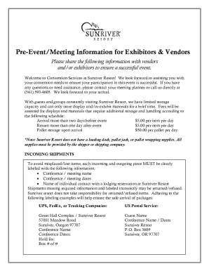 Fillable Online Conference Pre-Event Marketing: Why, How, and When ...