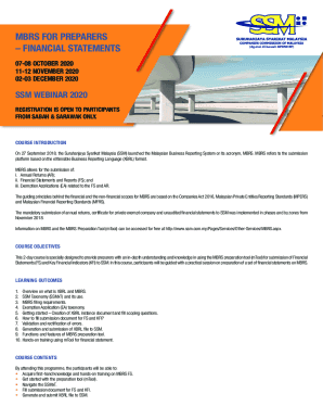 Fillable Online Get your Financial Statements to MBRS or XBRL for SSM ...