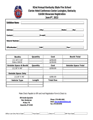 Fillable Online kyfirecommission kctcs 92nd Annual Kentucky State Fire ...