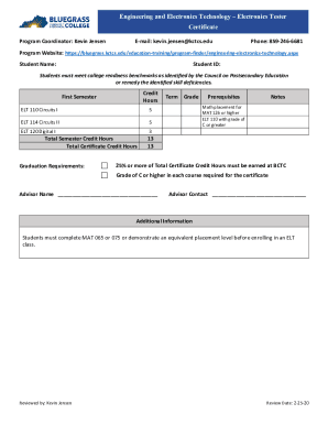 Fillable Online elt-certificate-electronics-tester.docx Fax Email Print ...