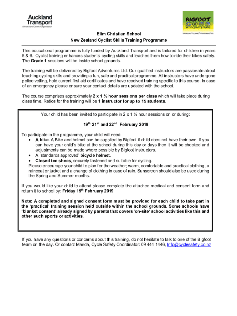 Fillable Online Biking consent form.docx Fax Email Print - pdfFiller