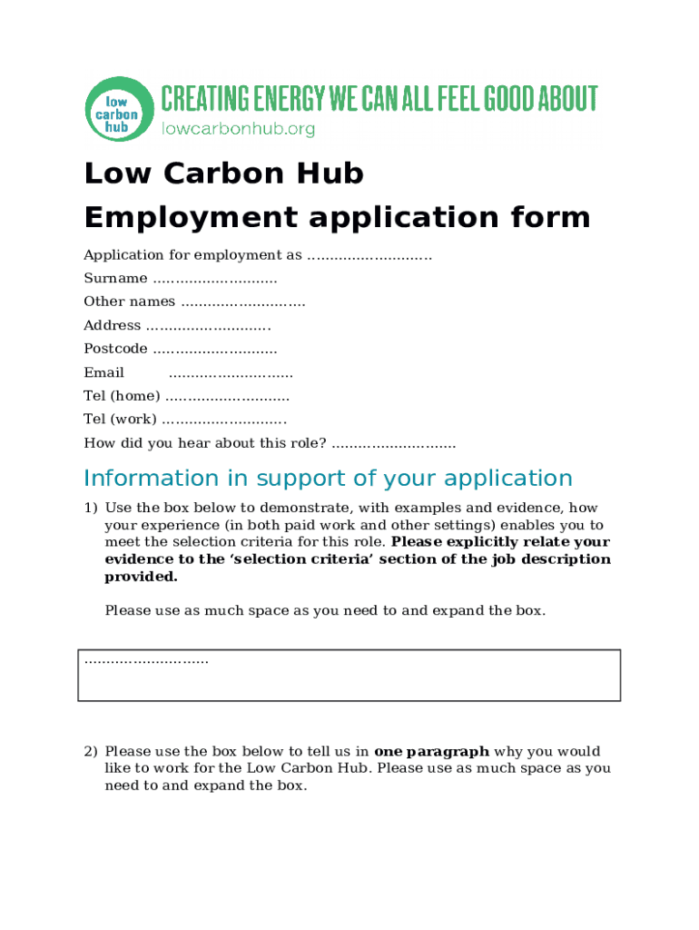 E2Employment Application. Employment application Doc Template | pdfFiller