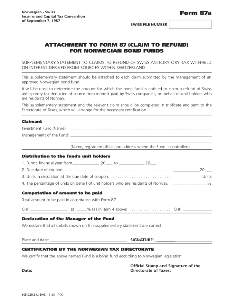 Fillable Online Forms for the refund of foreign tax at sourceFTA Fax ...