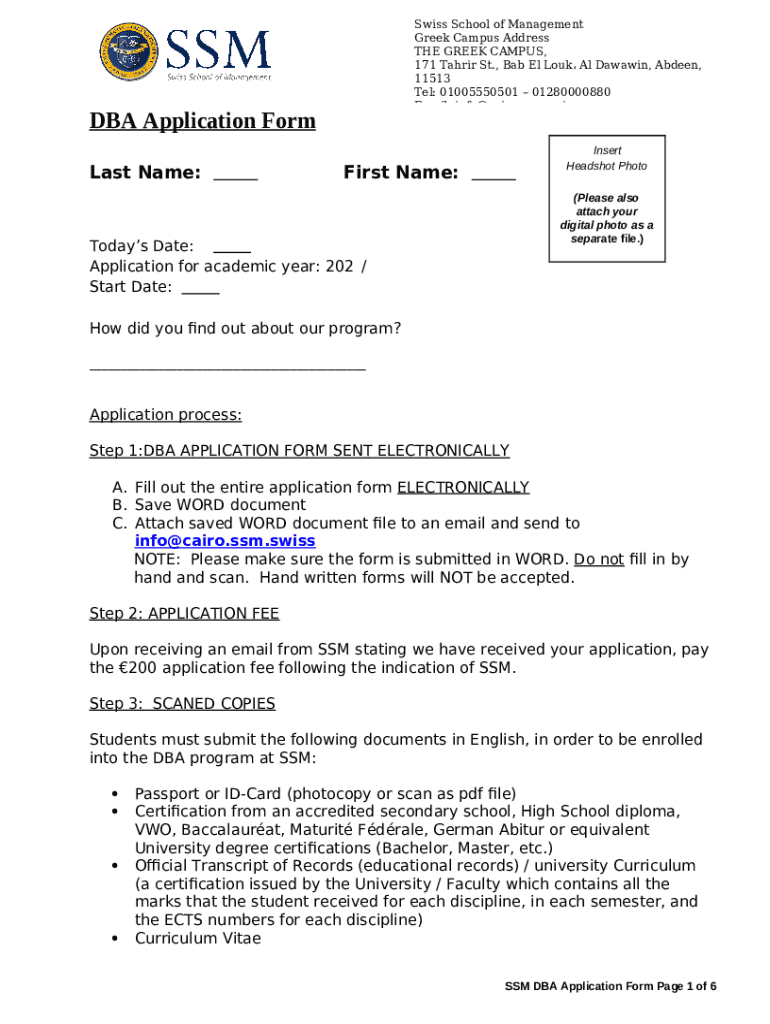 SSM Application Rome Campus - Cairo Learning center Doc Template ...