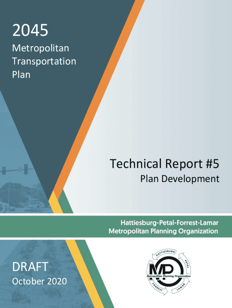 Fillable Online 2045 Metropolitan Transportation Plan - Technical ...