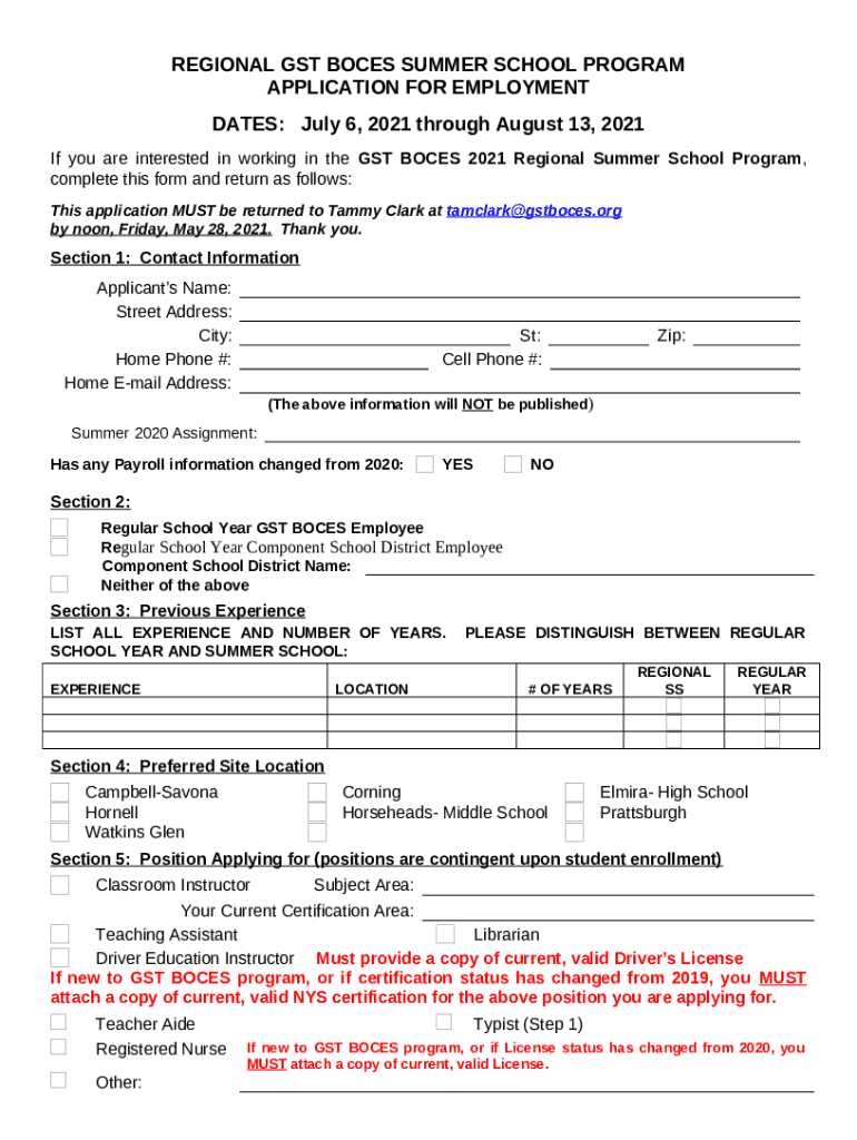 GST BOCES Board of Education selects new district ... Doc Template ...