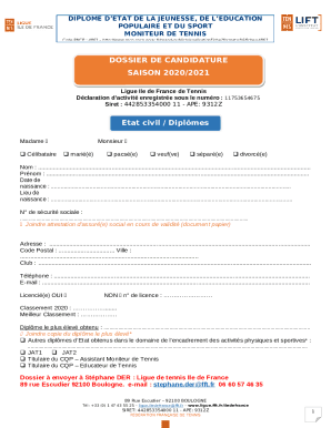 Mon activit ation : dclaration d'activit pour les ... - Drieets Doc Template | pdfFiller