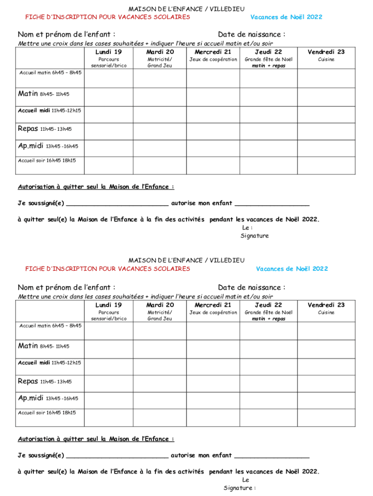 Remplissable En Ligne Modalits d'inscription - maison de l'enfance de menival - Jimdo Fax Email ...