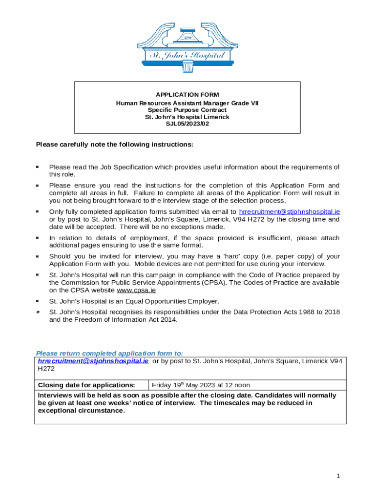 - Please read the Job Specification which provides useful ination about the requirements of this ...