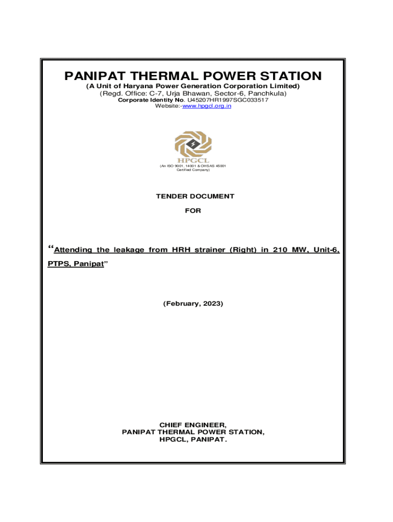 Fillable Online hpgcl org (An ISO 9001, 14001 & OHSAS 45001 Fax Email ...