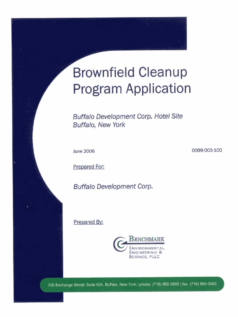 Fillable Online The Environmental Benefits of the Brownfield Cleanup ... Fax Email Print - pdfFiller