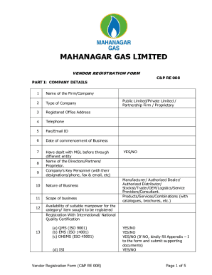 Fillable Online MGL-Vendor Registration Form.pdf Fax Email Print ...