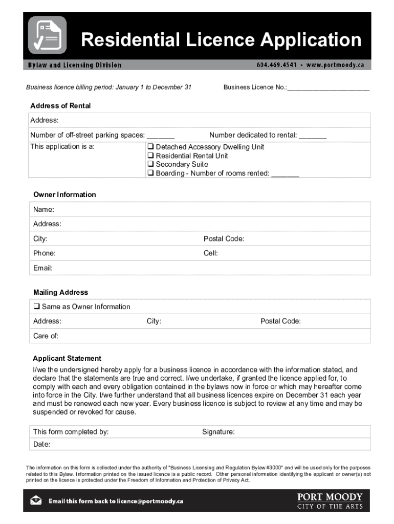 Fillable Online Zoning Bylaw No. 2303 Fax Email Print - pdfFiller