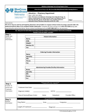 Fillable Online Medicare Advantage Part B Drug Request Form Fax Email ...