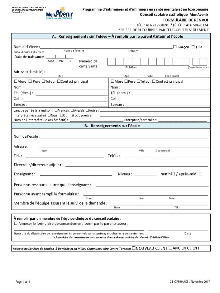 Remplissable En Ligne OIIQ: Ordre des infirmires et infirmiers du Qubec ...