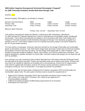 AST Tank Slab Foundation Requirements Doc Template | pdfFiller