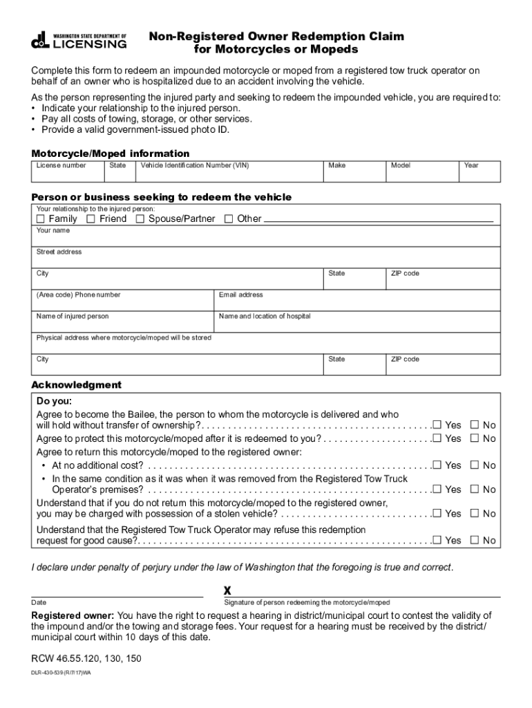 Fillable Online Right of Redemption and Opportunity for a Hearing ...