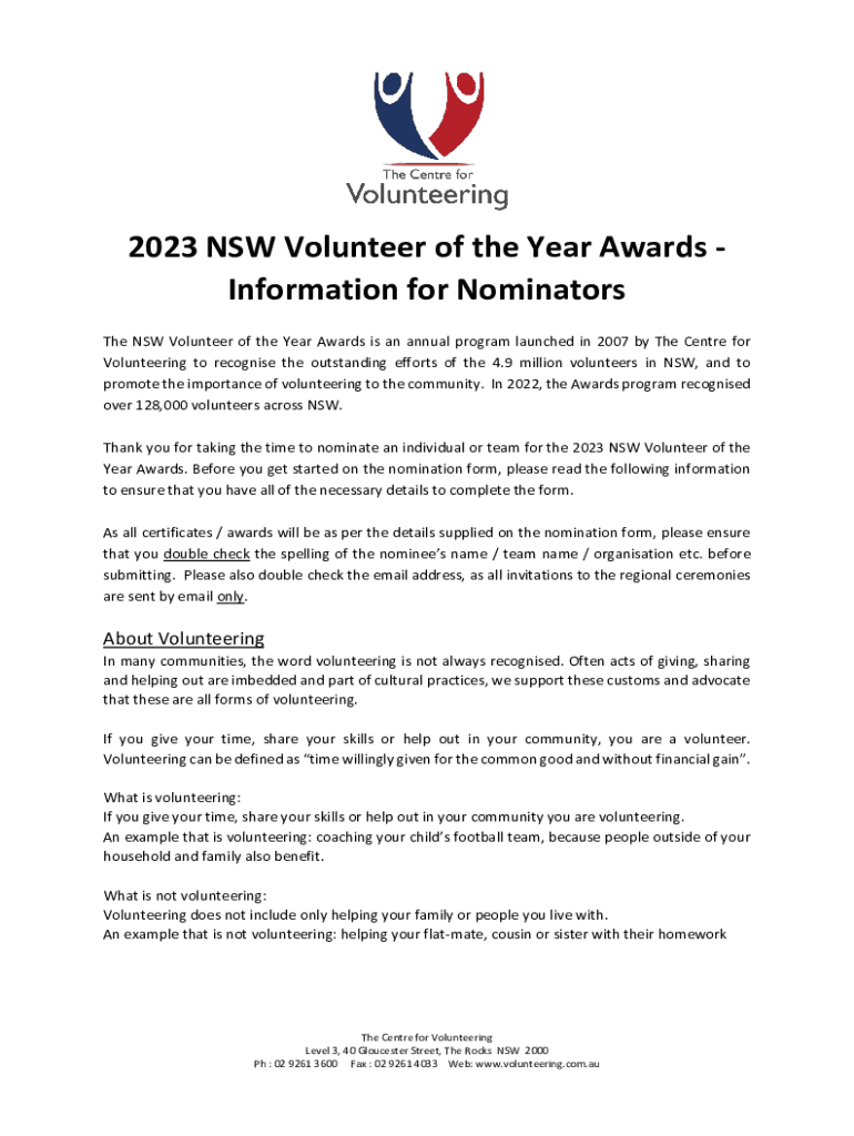 Fillable Online MEDAL (OAM) OF THE ORDER OF AUSTRALIA IN ... Fax Email ...