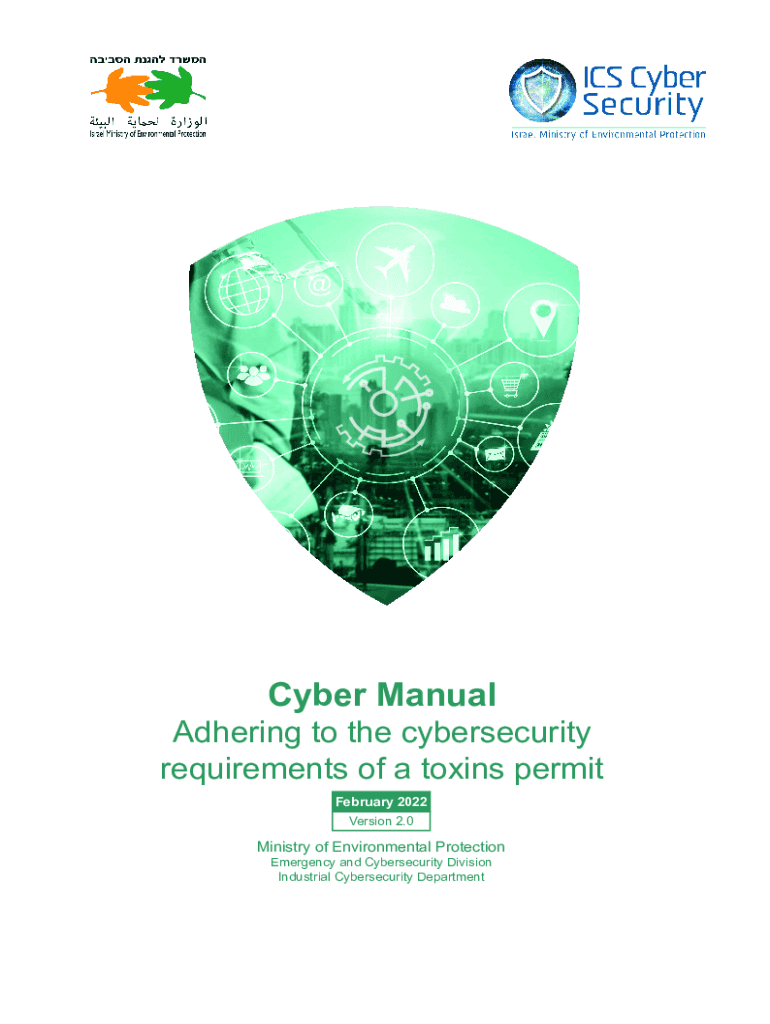 Fillable Online Cyber Manual Adhering to the cybersecurity requirements ...