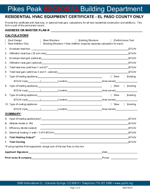 Fillable Online RESIDENTIAL HVAC EQUIPMENT CERTIFICATE Fax Email Print ...