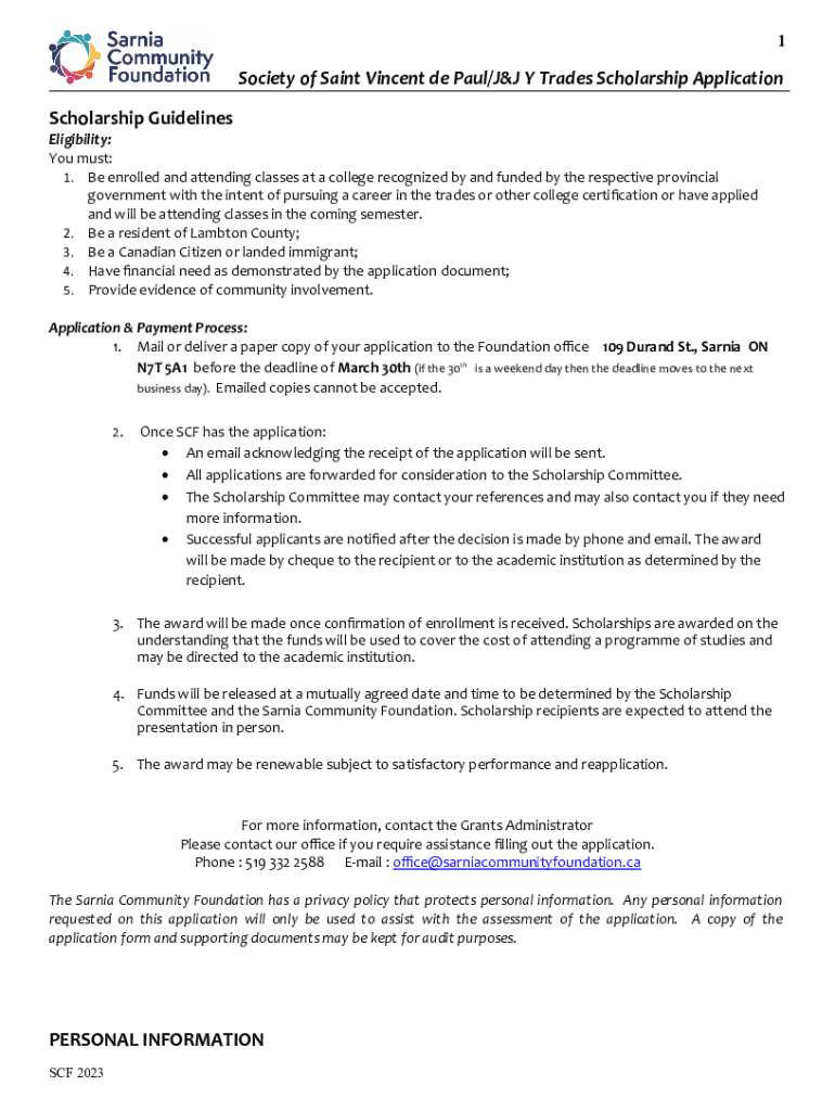 Fillable Online Society of St Vincent de Paul (SVP) - St Joseph's, Malvern Fax Email Print ...