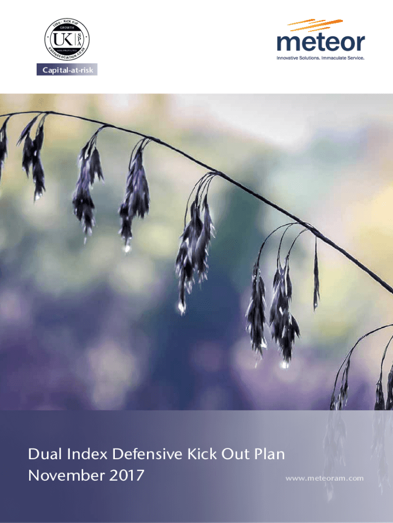 Fillable Online Meteor FTSE Super Defensive Kick Out Plan at a reduced ...
