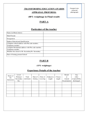 Fillable Online (40% weightage in Final result) PART-A Particulars of ...