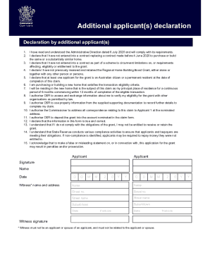 Fillable Online Applicant Declaration.docx Fax Email Print - pdfFiller