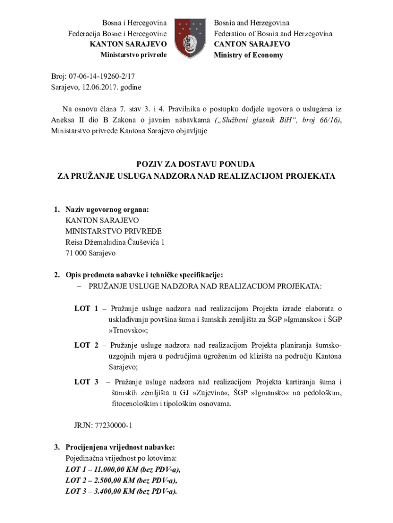 Fillable Online mp ks gov The Federation of BiH got a new government ...