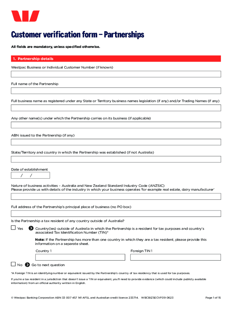 Fillable Online . Westpac BizSecurePartnership Form Fax Email Print ...