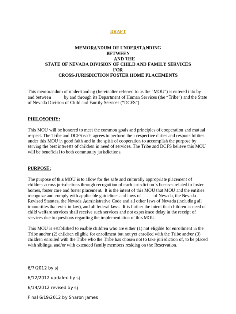 DIVISION OF CHILD AND FAMILY SERVICES - NV-DCFS Doc Template | pdfFiller
