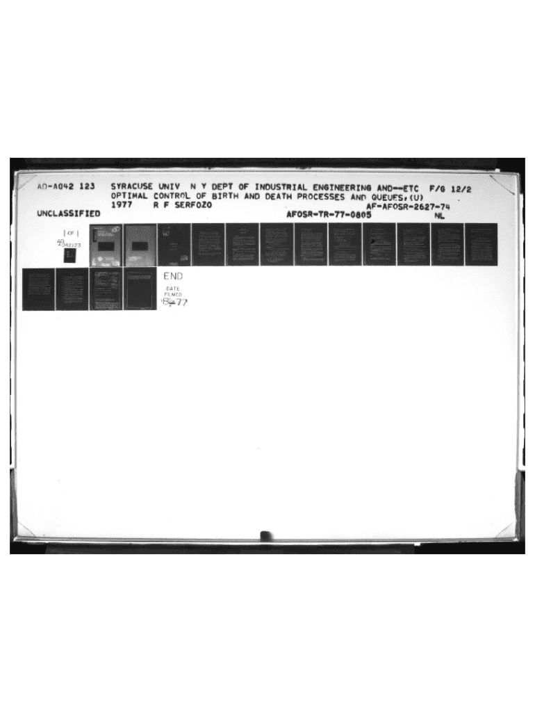 Fillable Online Analysis Of Stationary Fluid Queue Driven By State
