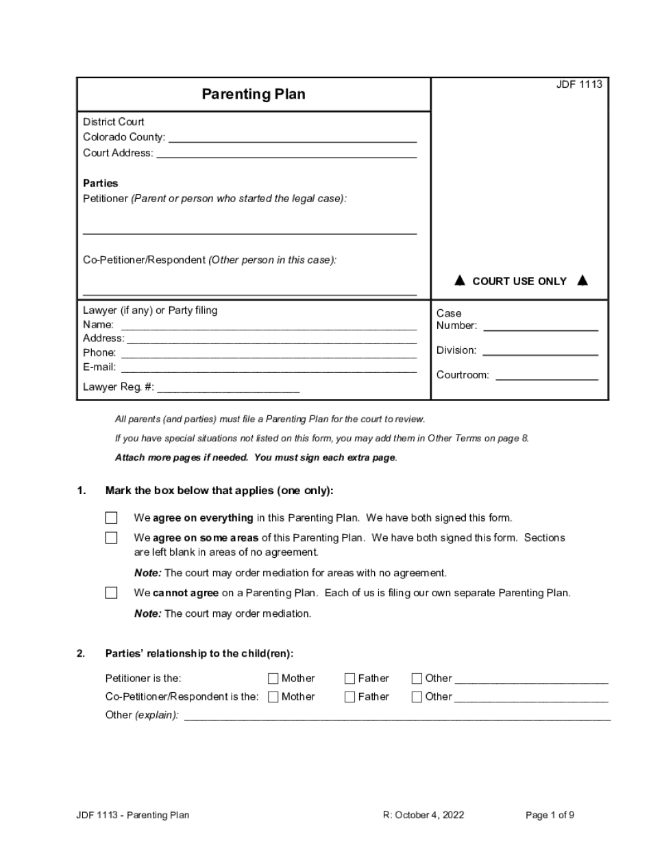 Jdf 1113 - Printable Blank PDF Online