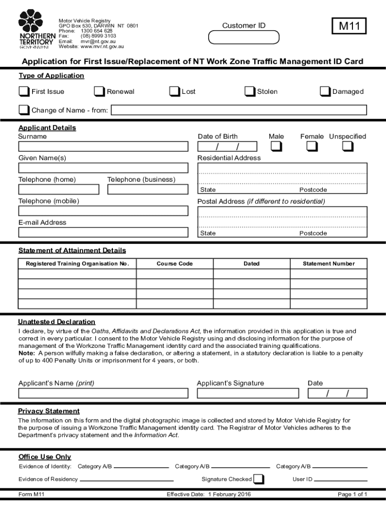 Fillable Online Nt Gov Vehicle Registration Renewal Notice Department fillable-online-nt-gov-vehicle-registration-renewal-notice-department