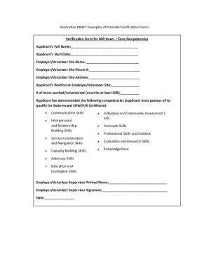 Completable En línea Illustrative DRAFT Examples of Potential ...