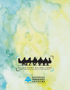 Fillable Online Final Placement Guidelines Extract - for recruiters ...