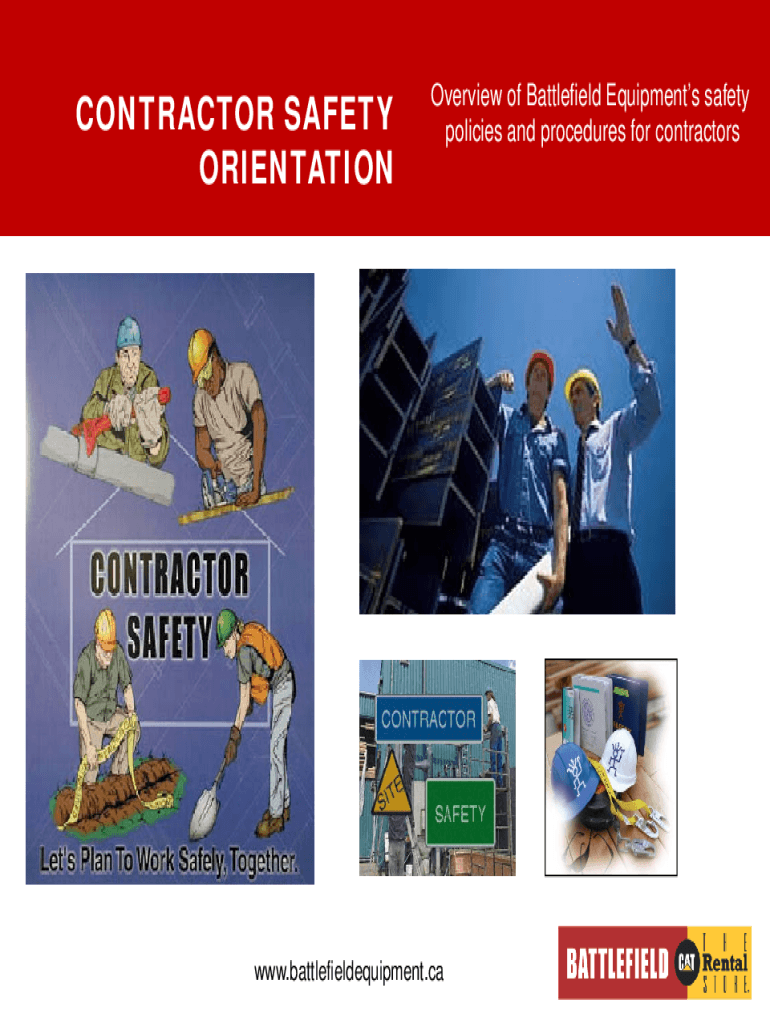 Fillable Online Contractor Management: 5-Step Contractor Safety ...