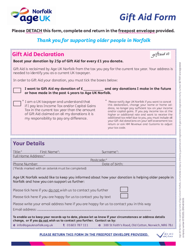 Fillable Online Single Donation Form Fax Email Print - pdfFiller