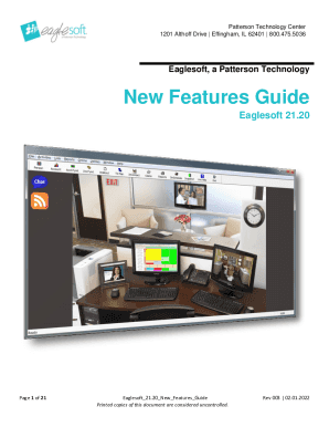Fillable Online Eaglesoft Release Information and Installation ...