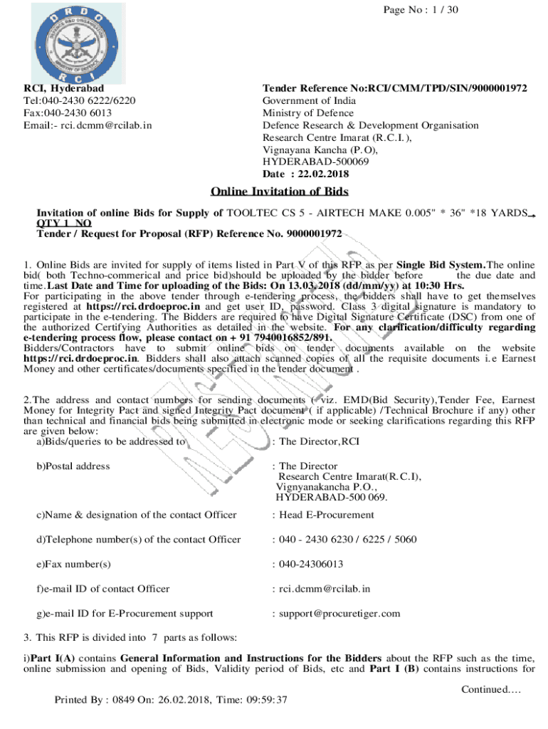 Fillable Online Page No : 1 / 30 Fax Email Print - pdfFiller