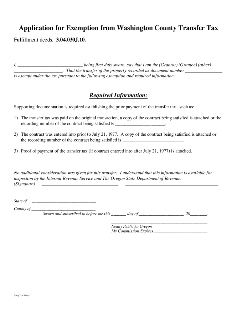 Fillable Online Washington County Quit Claim Deed FormsNew York Fax Email Print - pdfFiller