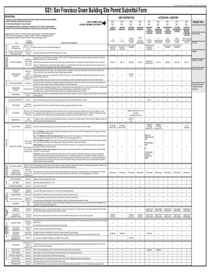 Fillable Online San Francisco Green Building Site Permit Submittal Form ...